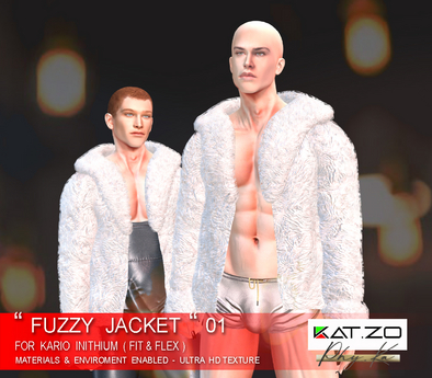 Second Life Marketplace - -[ Kat.zo ]- 004/01 - Fuzzy Jacket Kario